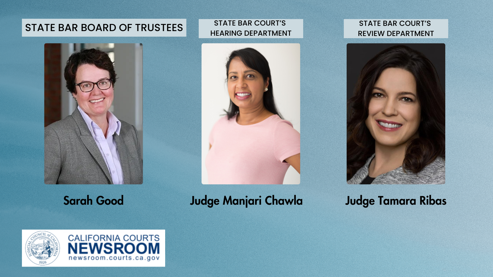 Supreme Court Makes Appointments to State Bar Board of Trustees and State Bar Court | California ...